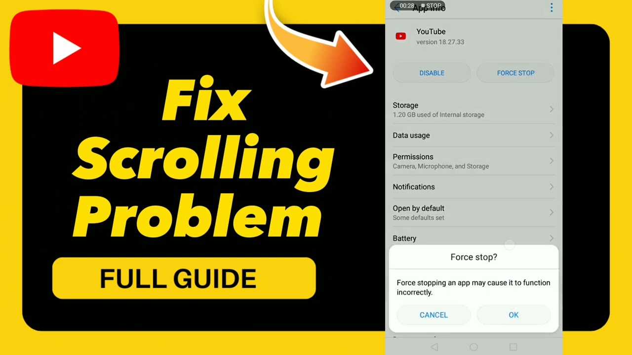 How to Fix Scrolling Problem on YouTube