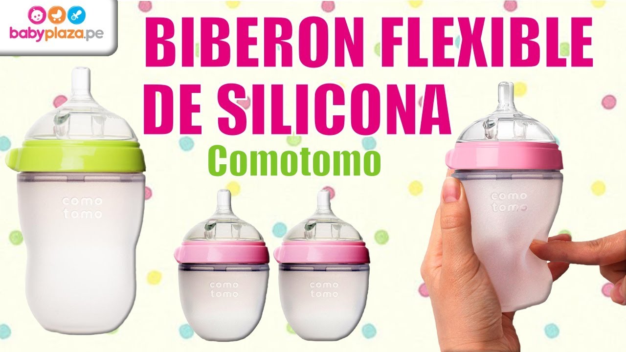 Biberón flexible de silicona- Comotomo | MegaBaby