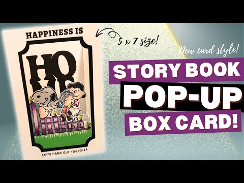 Is this a NEW Pop-Up Box Style Card?! | Story Book Card!