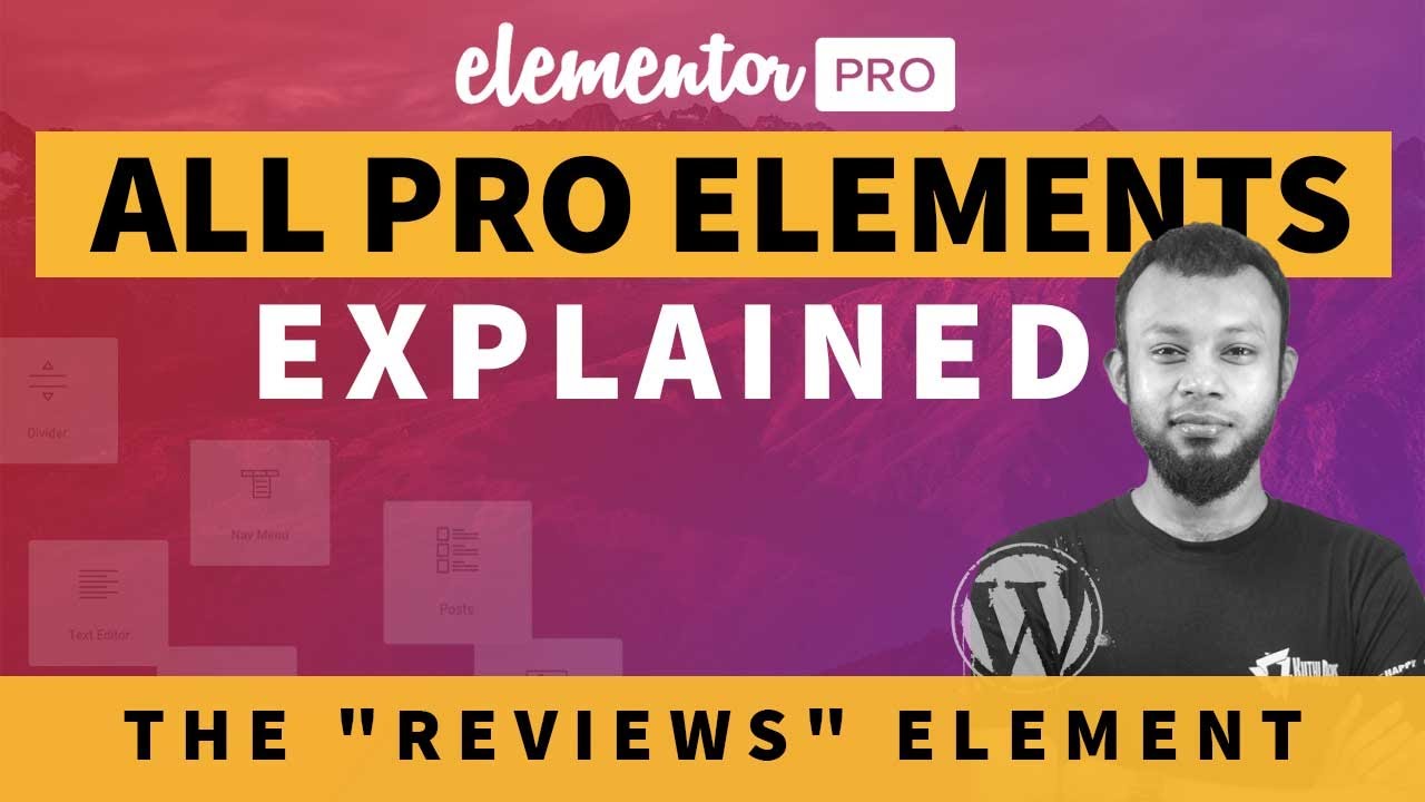 Reviews Widget Tutorial | Elementor Pro Tutorial