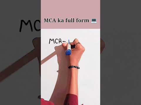 MCA full form💻 || MCA ka full form kya hai #fullform #sotsfeed