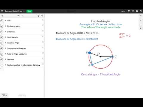 Geometry - Circles #5: Inscribed Angles