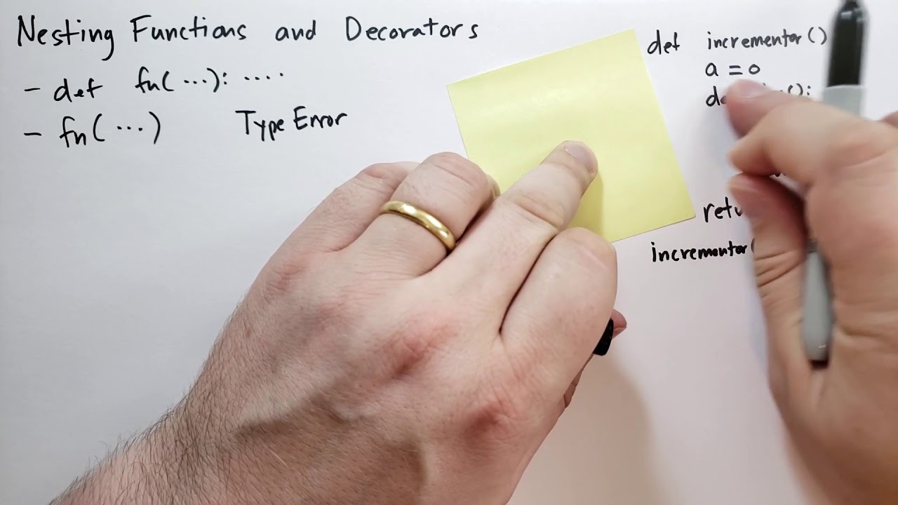 Nesting Functions and Decorators (1/2) (Theory of Python) (Python Tutorial)