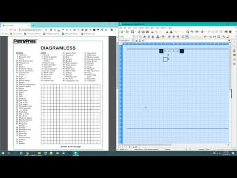 How to solve a diagramless crossword
