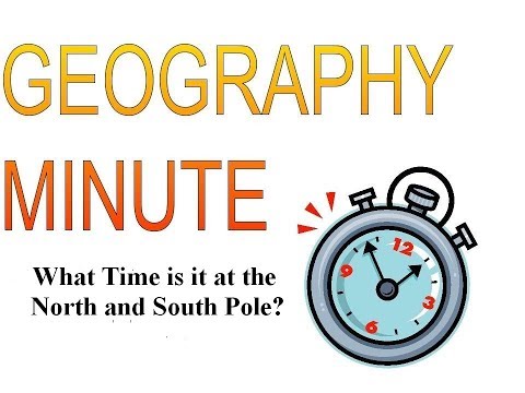 What Time is it at the North and South Pole?