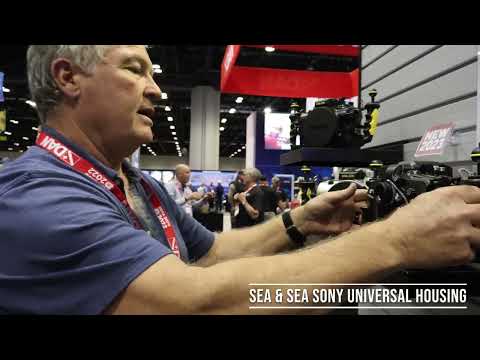 The New Sea & Sea Universal Sony Housing for the A1, A9 II, A7S III, A7R IV, A7 IV | DEMA 2022
