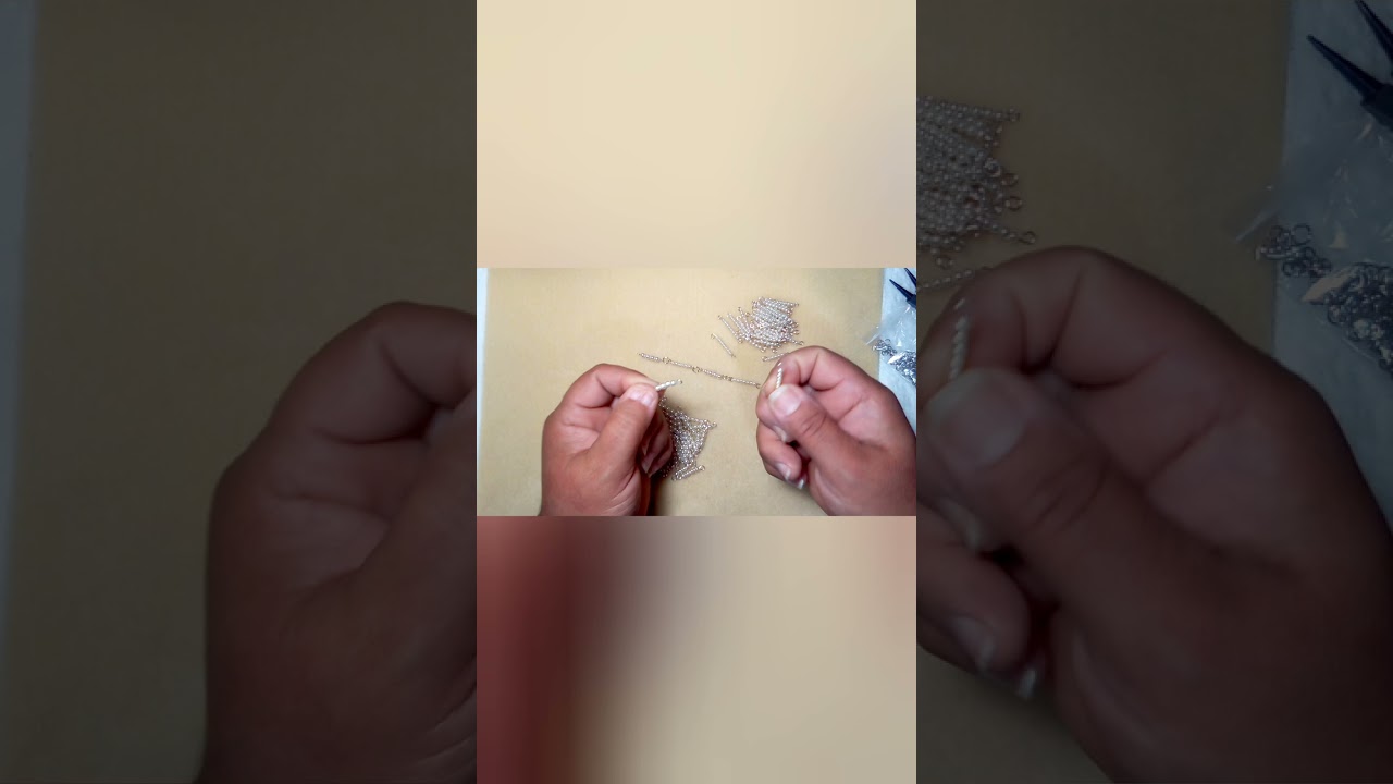 #Reciclar 🦋Reciclando un pin, en manualidades todo se utiliza 📿