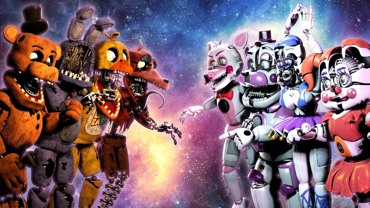 FNAF Withered vs Funtime