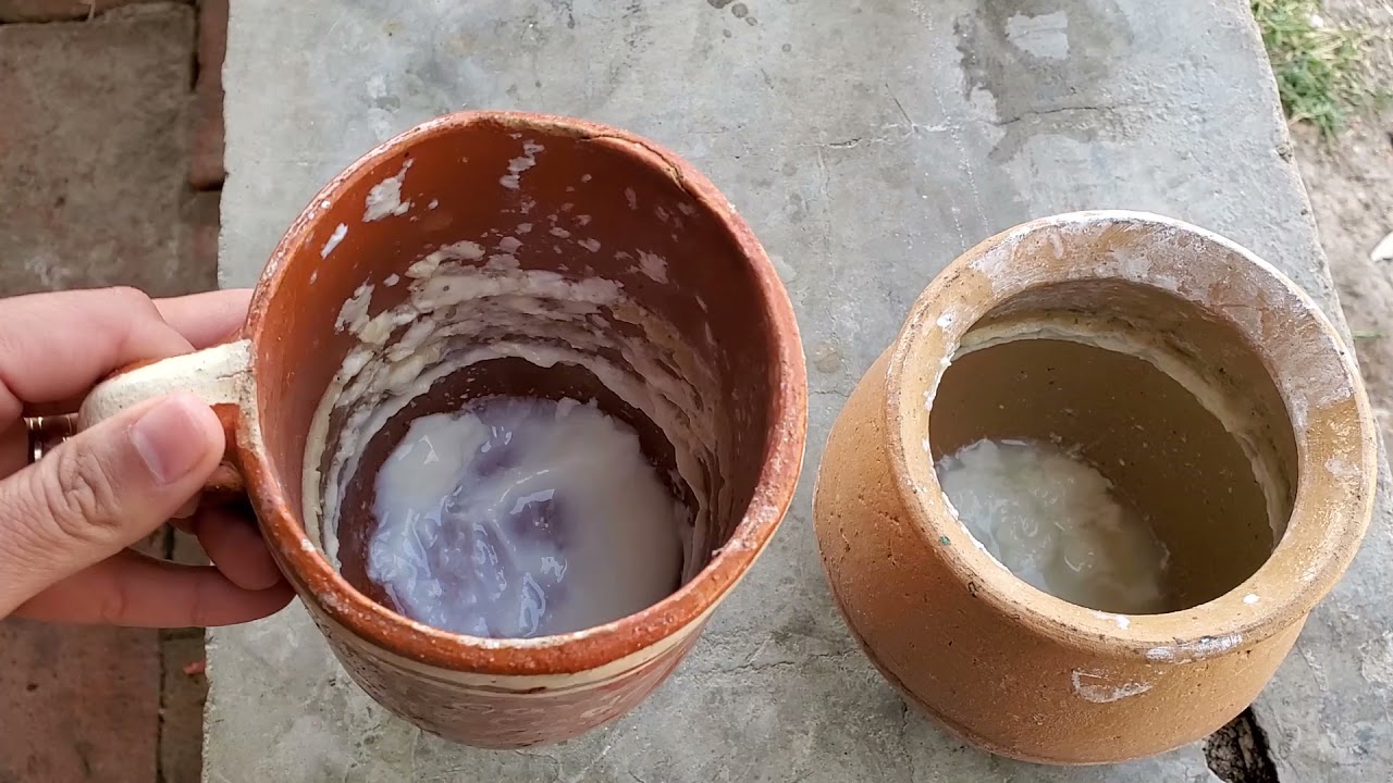 This is how homemade Jocoque is prepared