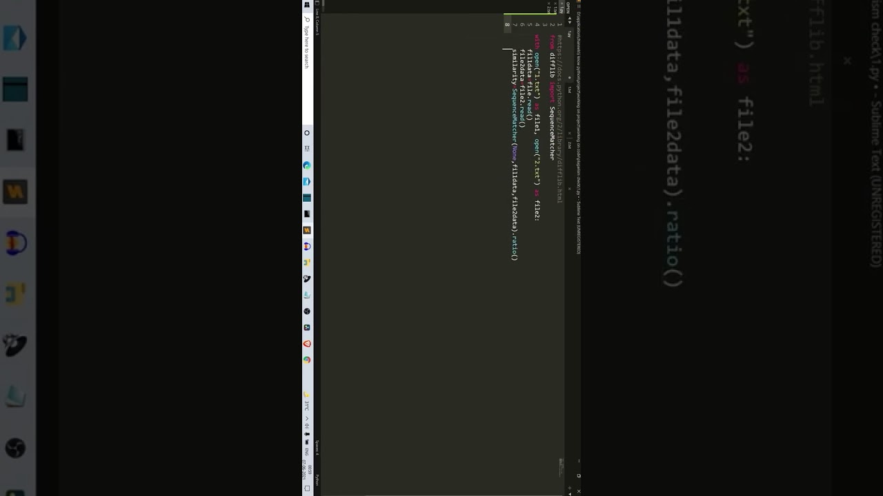 plagiarism detector using python @Iknowpython for complete tutorial