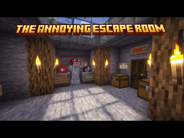 The Annoying Escape Room! Minecraft Map