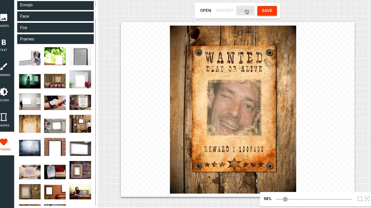 How to Create a Wanted Poster Using Your Own Photo