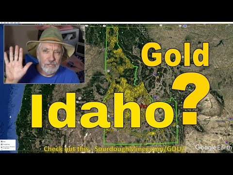 Where Can I Find Gold In Idaho? (USGS MRDS gold map survey)