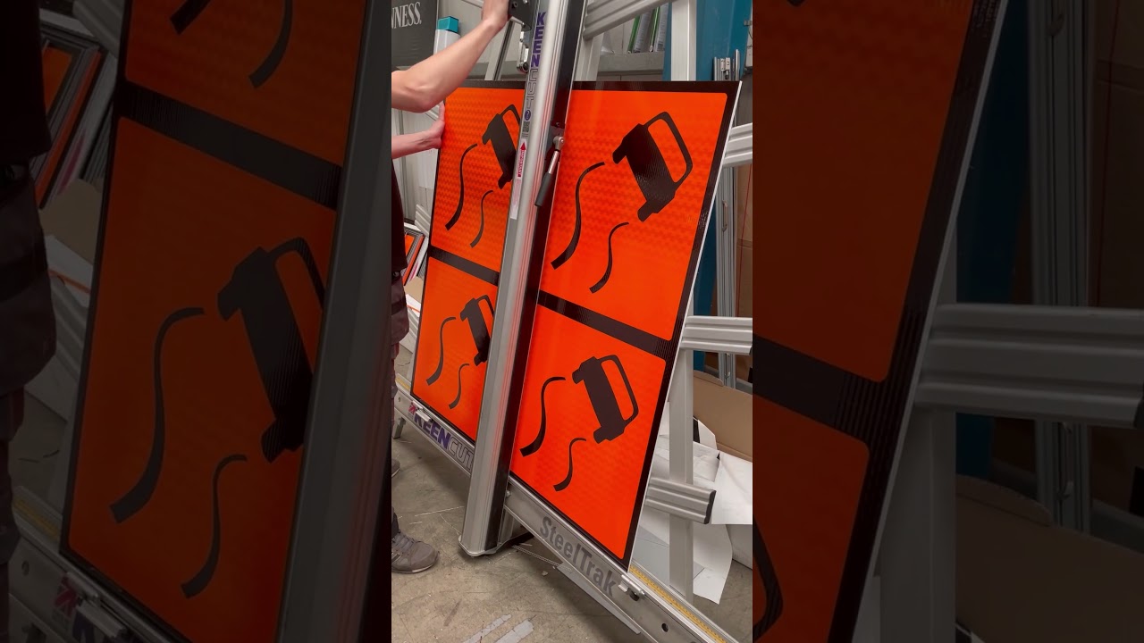 How it's made - Roadworks signs by Signwave