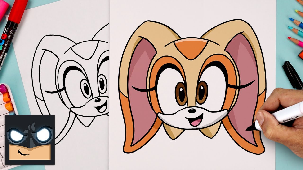How To Draw Cream the Rabbit | Sonic the Hedgehog