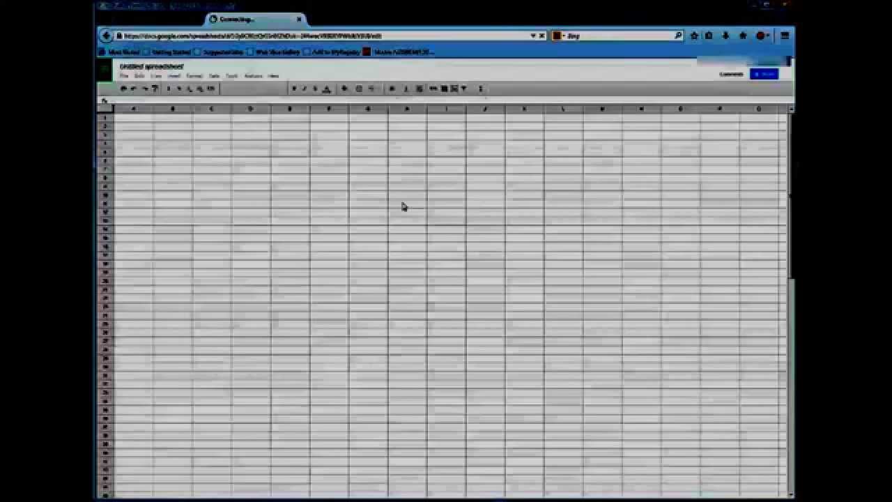 FPU Budget in Google Docs