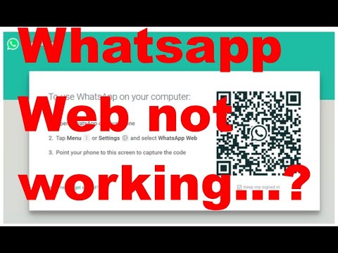 Whatsapp web not working in Windows 11 and Windows 10