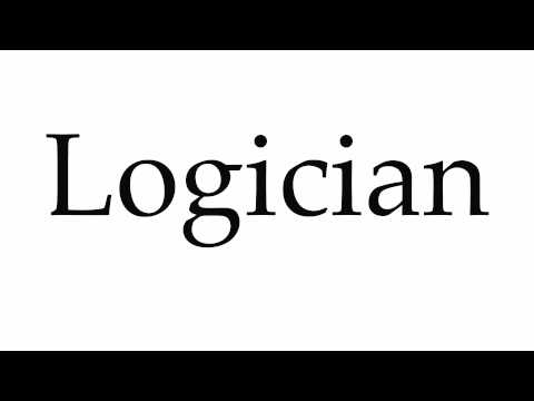 How to Pronounce Logician