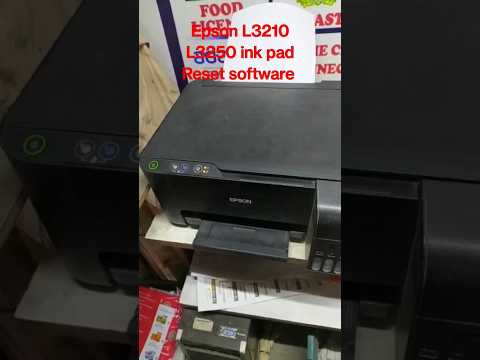 Epson L3210 L3250 ink pad Reset software#reset #service #epson