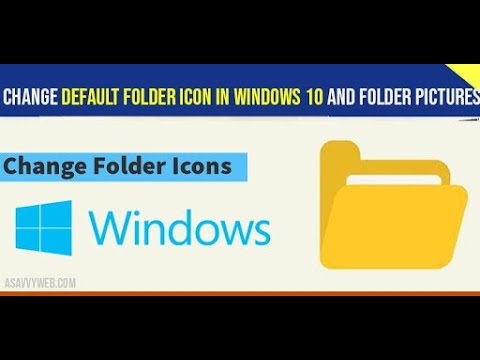 HOW TO CHANGE A FOLDER' S ICON