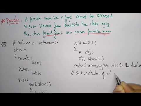 Learn Public and Private access specifiers | OOPs in C | Lec 23 | Bhanu Priya - Mind Luster