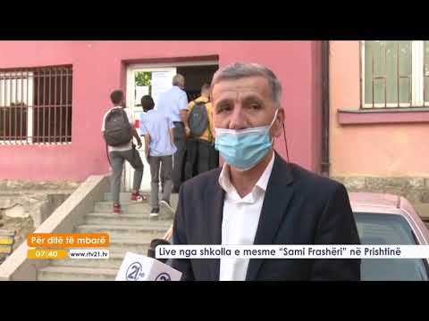 Live nga shkolla e mesme "Sami Frashëri" në Prishtinë 21.09.2020