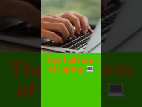 what is the full form of laptop explain in this video