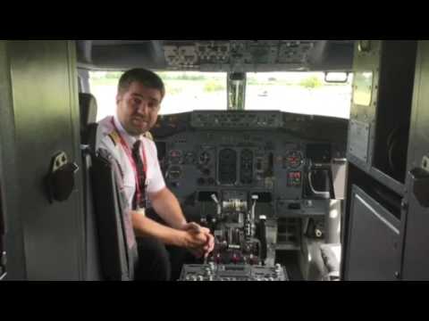 ASK Share Offer - Captain Chris Horne from the flight deck of his Jet2 Boeing 737
