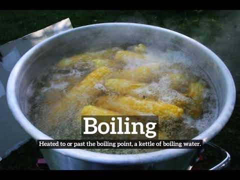 How to Say Boiling in English? | How Does Boiling Look? | What is Boiling?