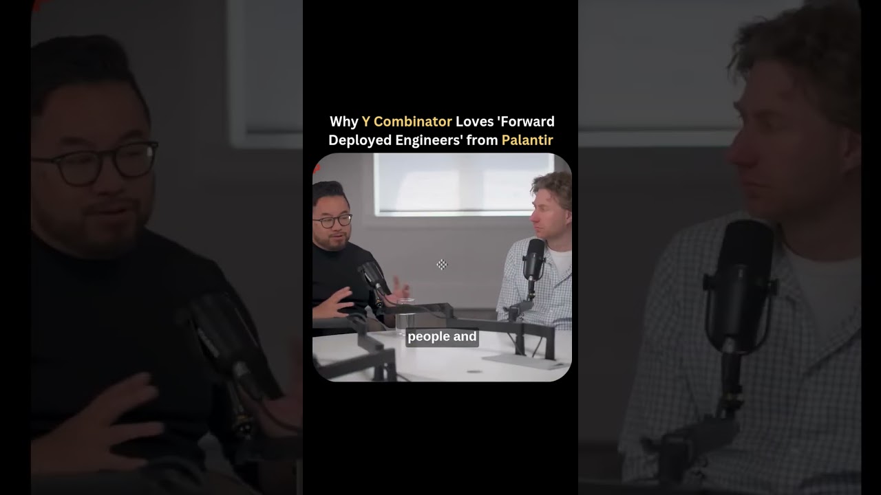 Why Y Combinator Loves 'Forward Deployed Engineers' from Palantir  #founder #entrepreneur #engineer
