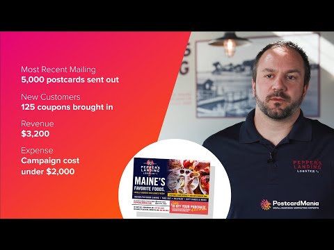 PostcardMania Testimonial: Pepper's Landing, Lobster Co.