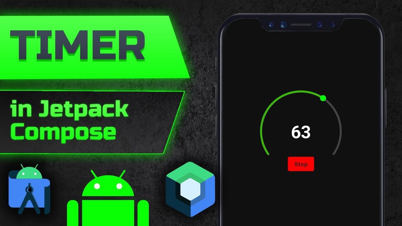 How to Make a Timer in Jetpack Compose - Android Studio Tutorial