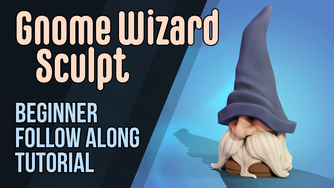 Wizard Gnome Sculpt - Follow Along Tutorial -  Blender 2.9
