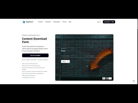 🤯 Build Beautiful Forms & Surveys in Minutes - FREE! HeyForm AI