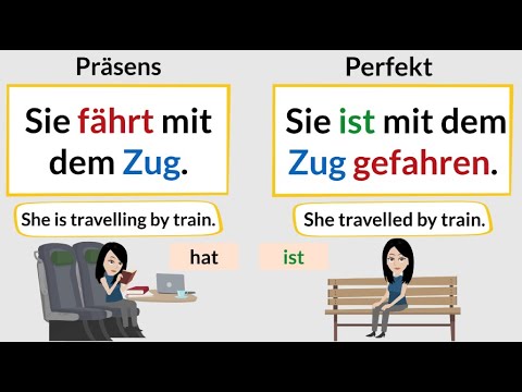 Deutsch lernen: Perfekt & Präsens mit „haben“ und „sein“ einfach erklärt!