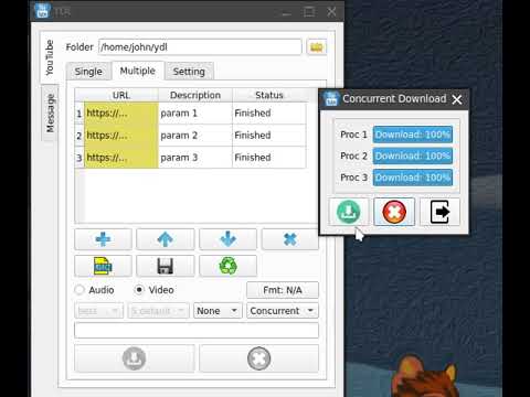 YouTube Downloader (Python, PyQt5, youtube-dl, ffmpeg)