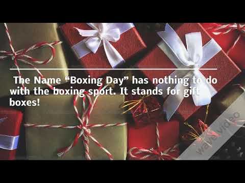 What is Boxing Day?