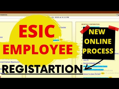 How to Register New Employee in ESIC | Generate ESIC IP Number | ESIC ...