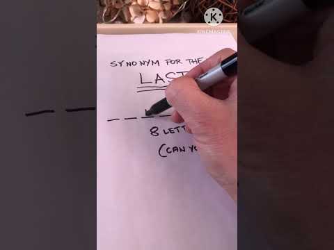Synonyms for the word LAST