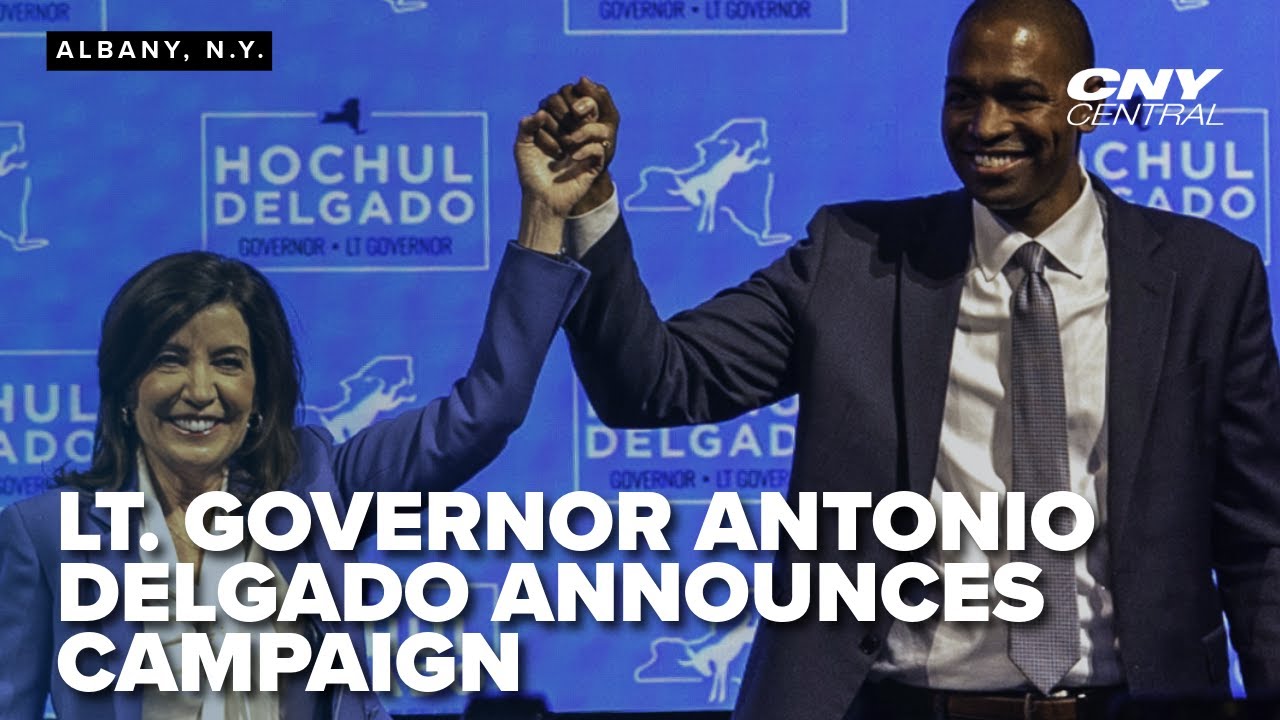 Lt. Gov. Antonio Delgado announces 2026 campaign for NY Governor