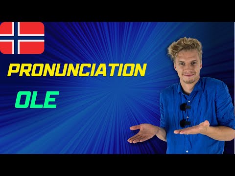 Pronunciation of «Ole» in Norwegian🇳🇴