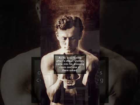 How an absurd accident killed Harry Houdini
