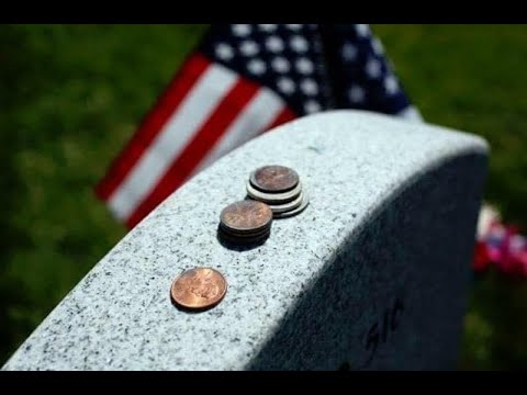 Memorial Day History and Coins on Veterans Graves...