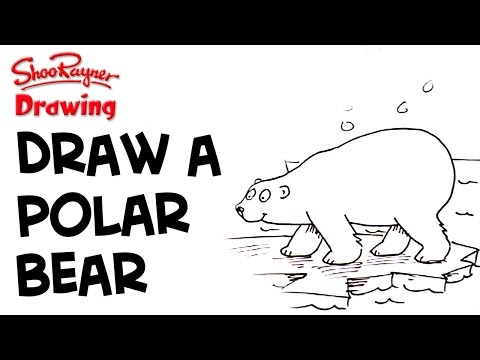 How to draw a Polar Bear – Shoo Rayner