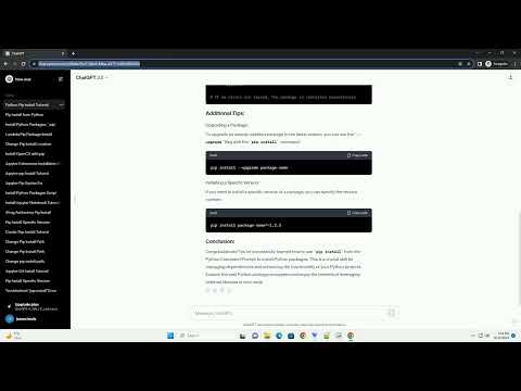 pip install from python command prompt