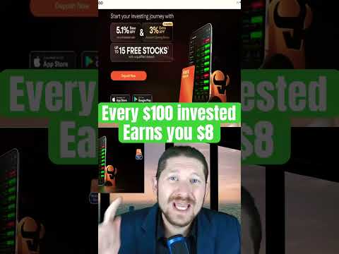 Sign up for moomoo & get 8% interest on your uninvested cash and 15 free shares like Tesla or google