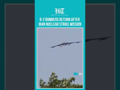 Stealth Bombers Land in Missouri After Striking Iran’s Underground Nuclear Sites | #shorts