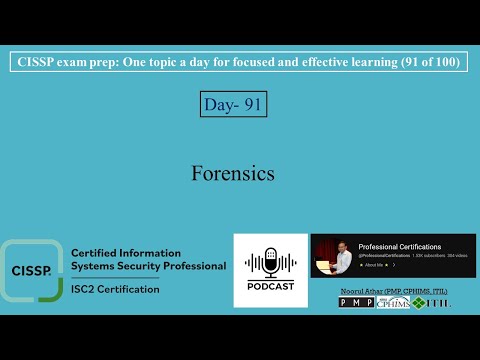 CISSP Exam Prep -091 | Forensics | 🕵