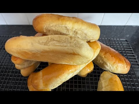 Easy Hot Dog Rolls (Ankarsrum mixer)