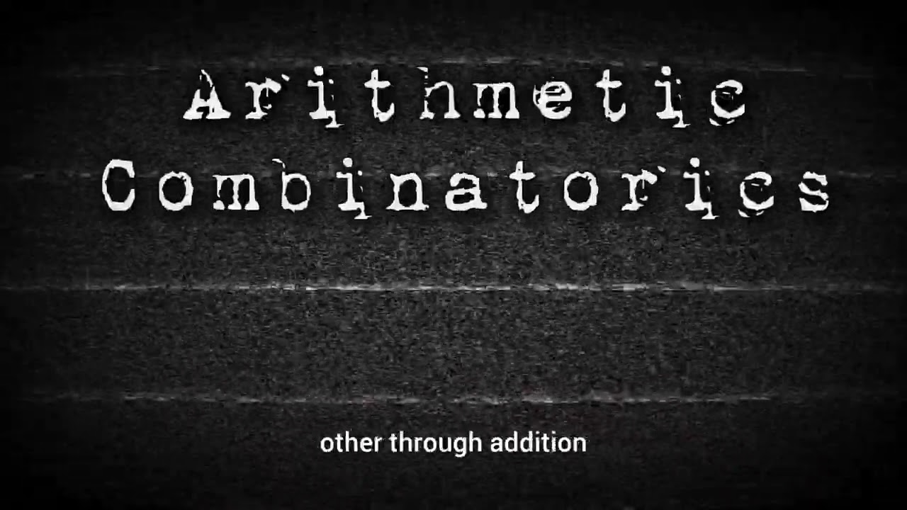 Arithmetic Combinatorics
